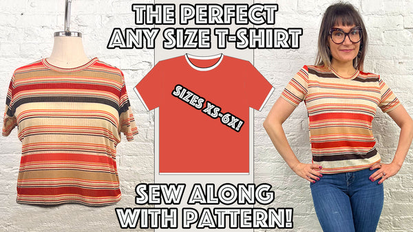 T shirt PDF Sewing Pattern – Sew Anastasia