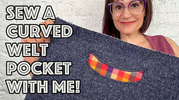 Curved Welt Pocket PDF Sewing Pattern – Sew Anastasia
