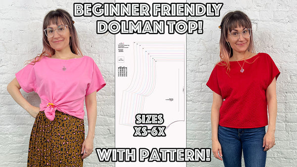 Dolman Top Digital PDF Sewing Pattern – Sew Anastasia